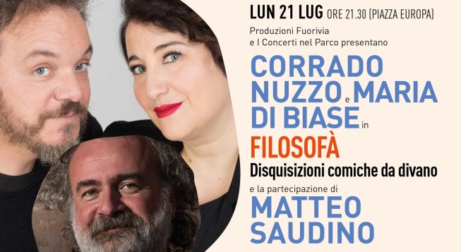Nuzzo e Di Biase con Barbasophia in Filosofà, disquisizioni comiche da ...